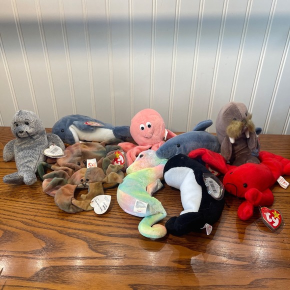 Ty | Small Pets | Ty Beanie Babies Sea Water Creatures Lot Of Crab ...